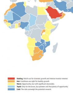 Interactive map Africa. Source: Global Finance study (2020 ...